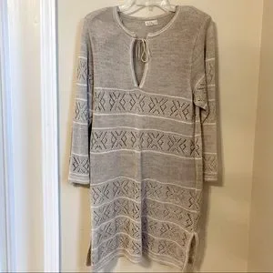 Voltri | Dresses | Voltri Beige Cover Upsweater Dress | Poshmark